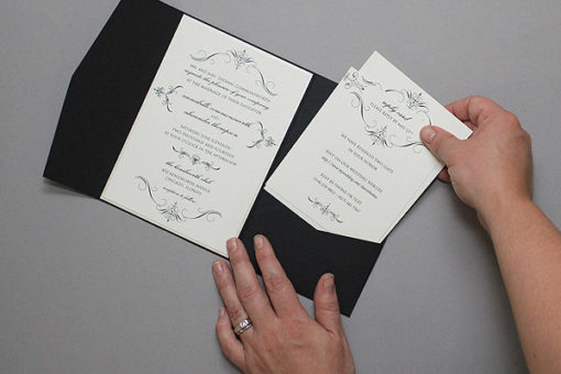 Elegant Pocketfold & Insert Cards