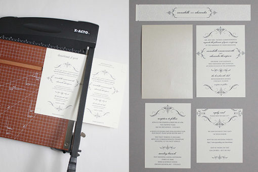 Elegant Pocketfold & Insert Cards