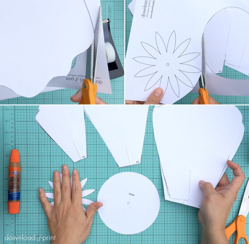 How to make giant paper roses plus a free petal template