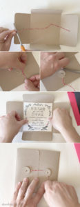 DIY Square Wedding Invitation Pocket | Free Template