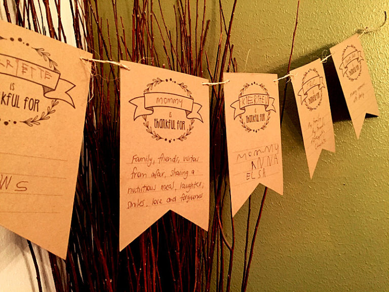 Free Printable Give Thanks Bunting | Download & Print