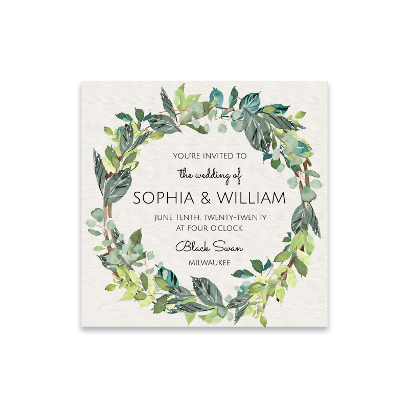 Secret Garden Wedding Invitation | Download & Print