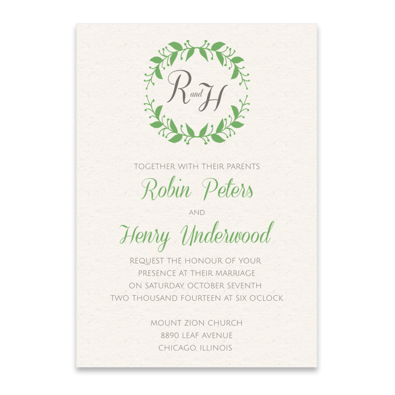 Monogram Wreath | Download & Print