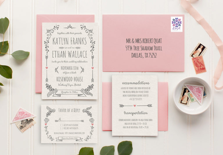 Download + Print - Make Your Own Wedding Invitations