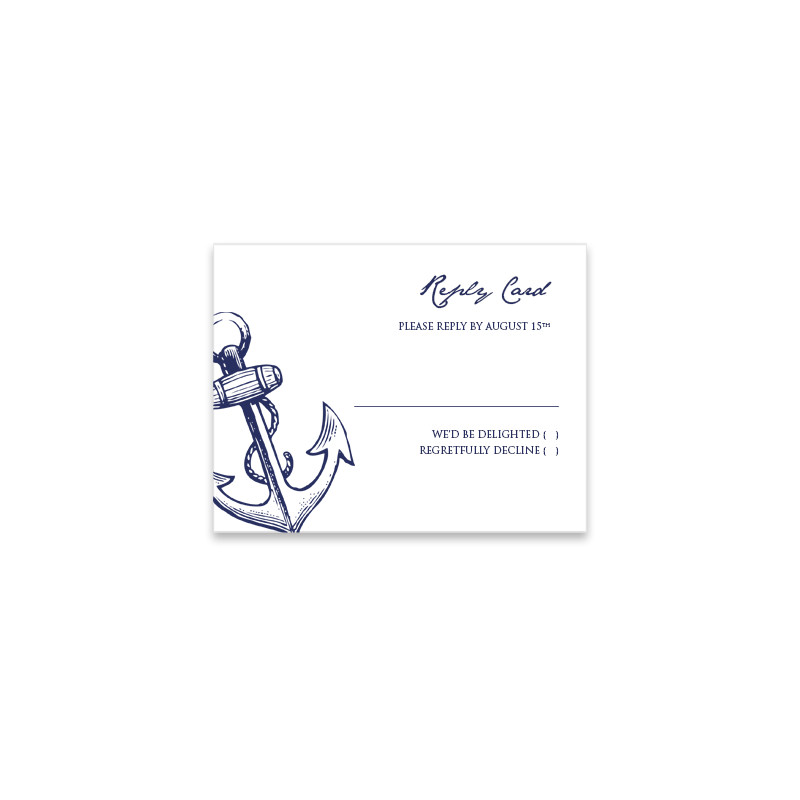 Nautical Anchor Table Number | Download & Print