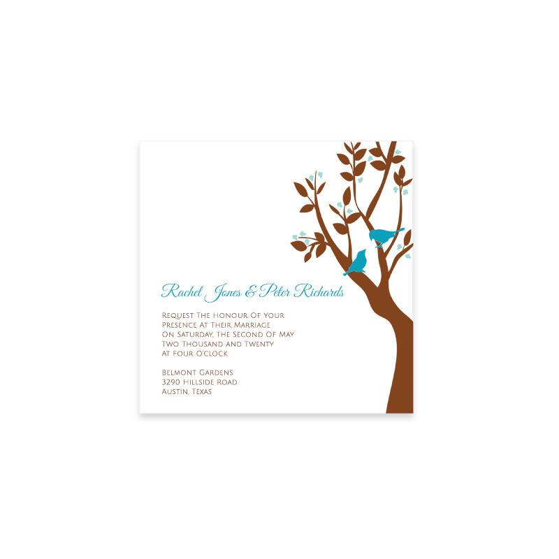 Love Bird Invitation Template