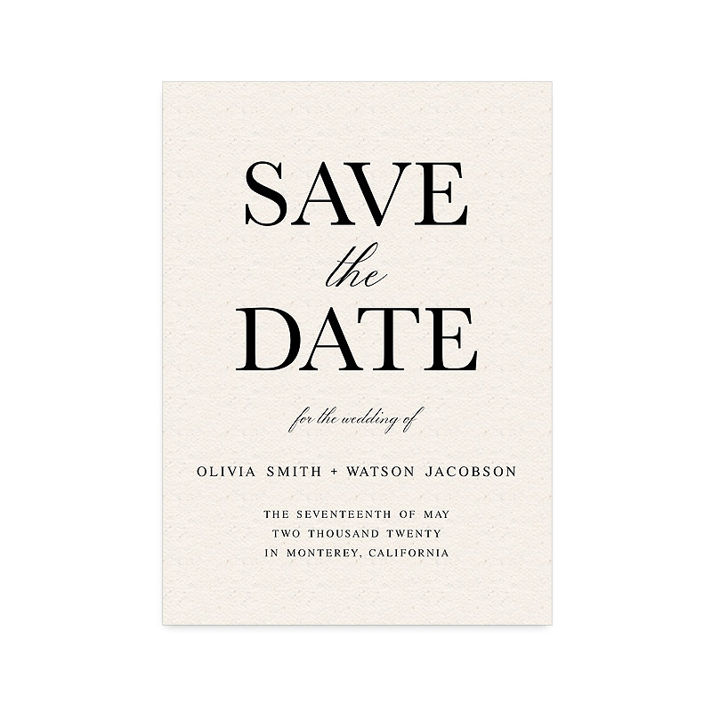 Elegant Typography Wedding Invitation | Download & Print