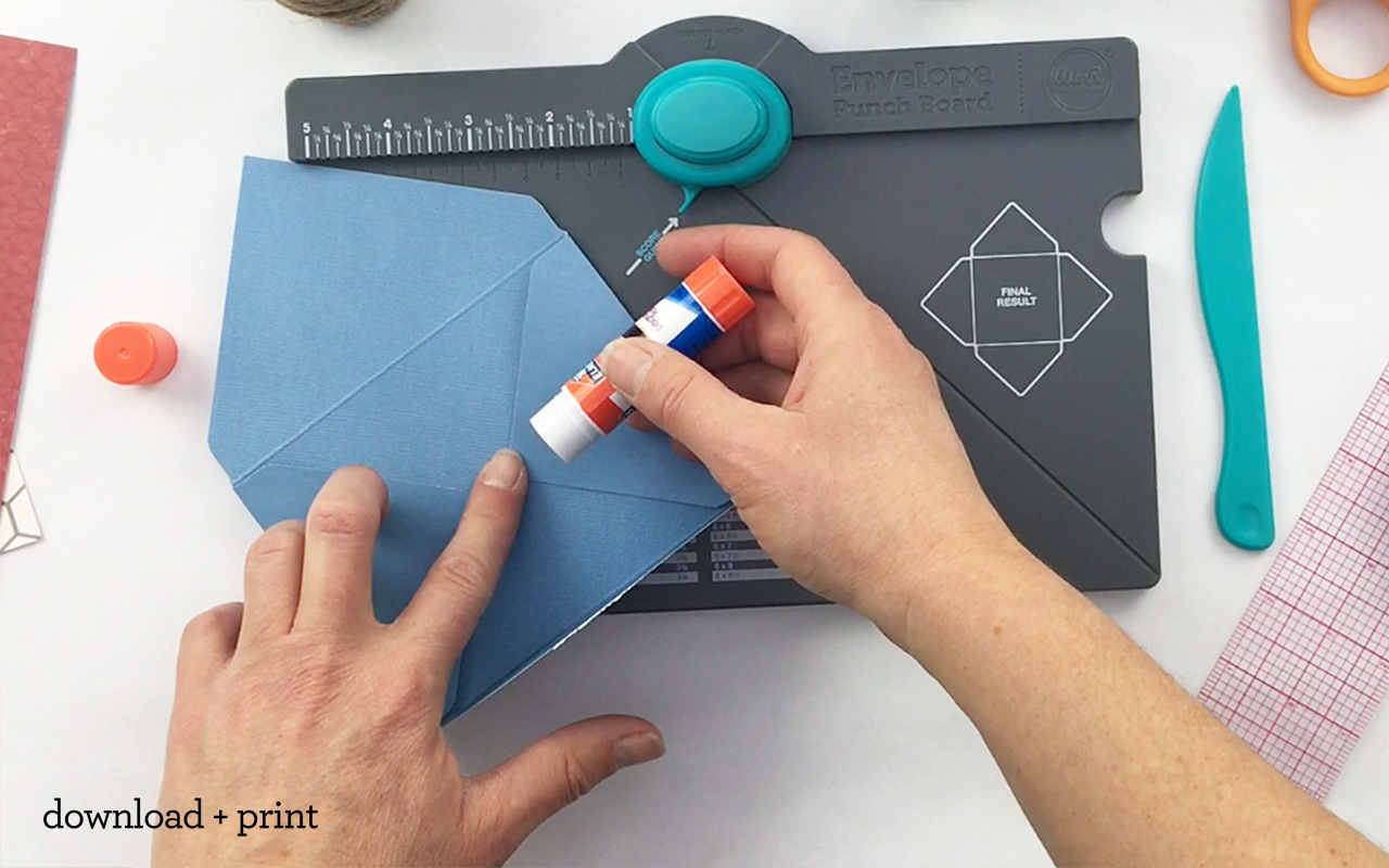 DIY Envelopes- Any Size, Using Scrapbook Paper