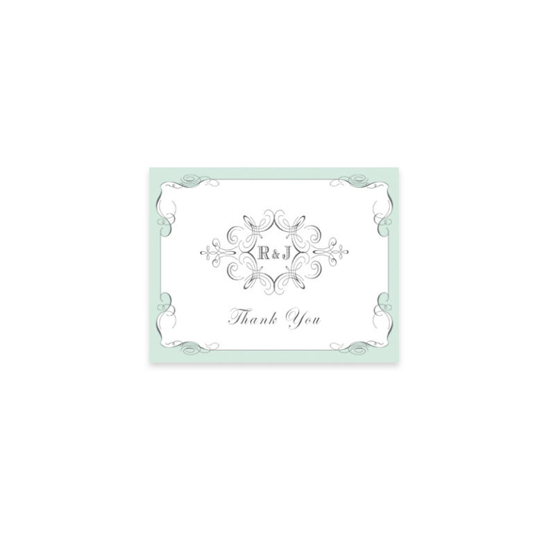 Victorian Wedding Thank You Card | Download & Print