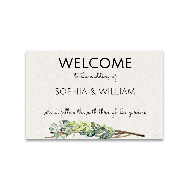 Secret Garden Wedding Gift Tag | Download & Print