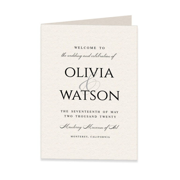 Elegant Typography Wedding Invitation | Download & Print